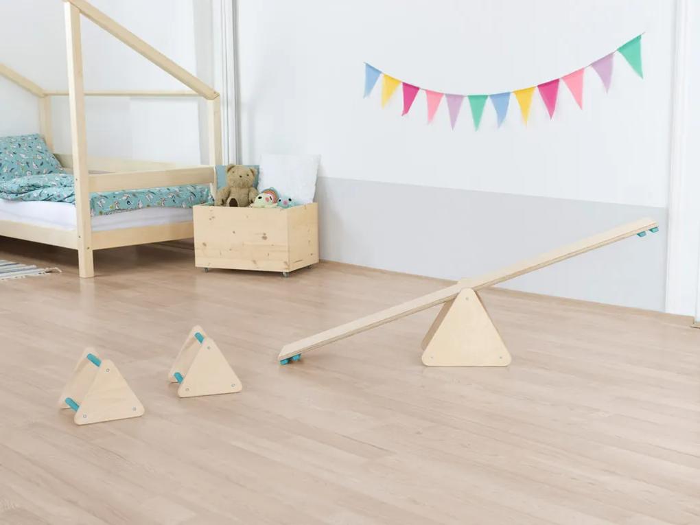 Benlemi Montessori balanční set pro děti TRIΔNGLES Zvolte barvu: Nelakovaná