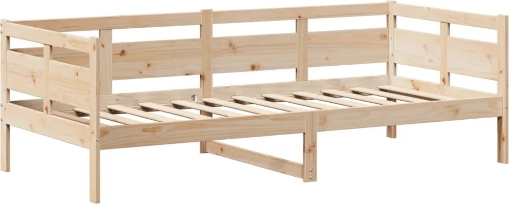 Válenda se střechou 80 x 200 cm masivní borové dřevo 3282290