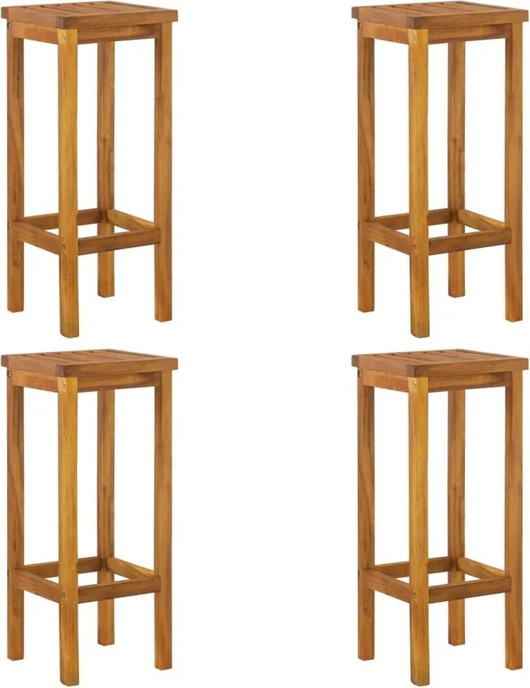 5dílný zahradní barový set masivní akáciové dřevo 3154385