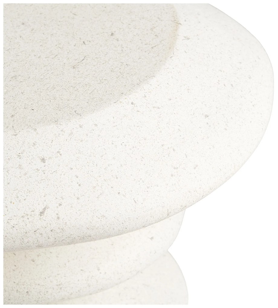 House Nordic Odkládací stolek BLACKBURN bílý ø36 cm