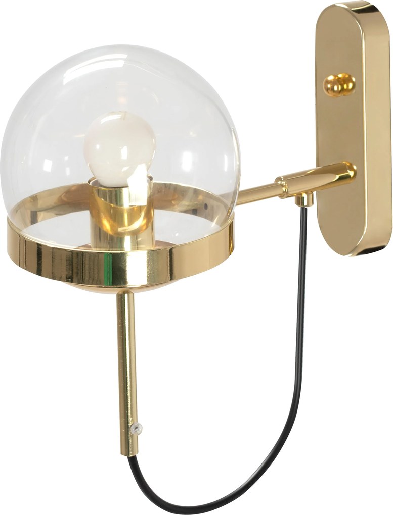 Toolight - Nástěnná lampa E27 60W APP910-1W, zlatá, OSW-06678