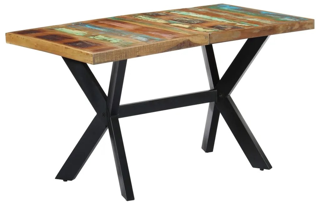 Jídelní stůl 140 x 70 x 75 cm masivní recyklované dřevo 247439