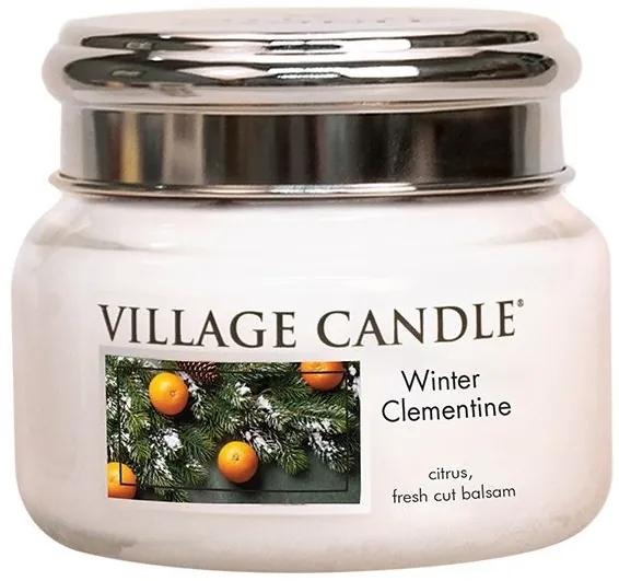 Village Candle Vonná svíčka ve skle - Winter Clementine - Sváteční Mandarinka, 11oz