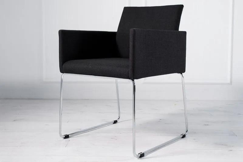 Deflee židle LIVORNO BLACK I ZDL3784965% polyester, 35% akryl  55 cm x 80 cm x 60 cm