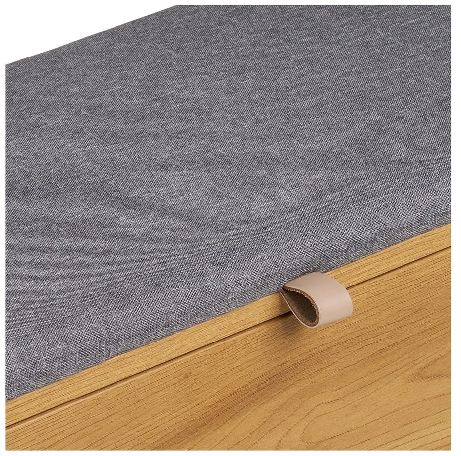 Truhla v dekoru dubu v přírodní barvě 92x48x33 cm Barco – House Nordic