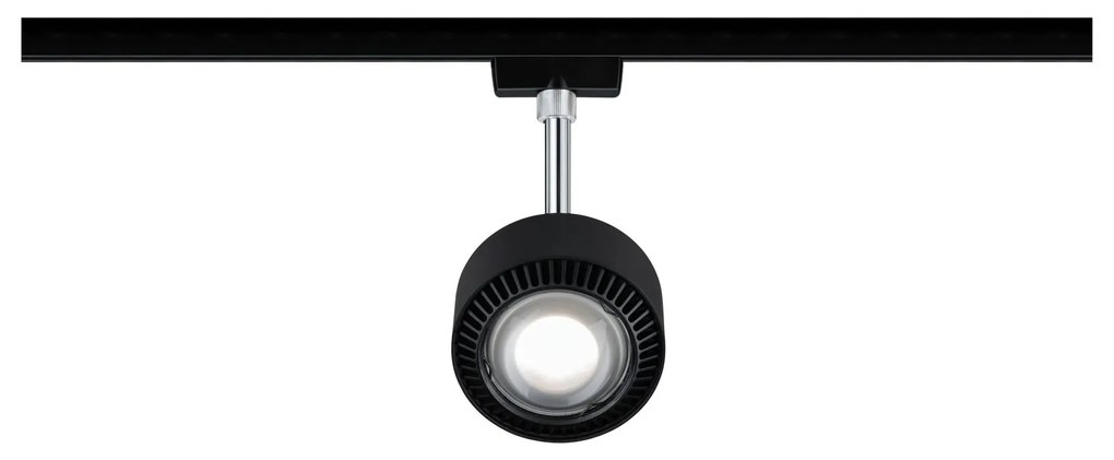 Paulmann 96927 Aldan, spot pro Urail systém, 9W LED 2700K stmívatelné, matná černá, výška 17cm