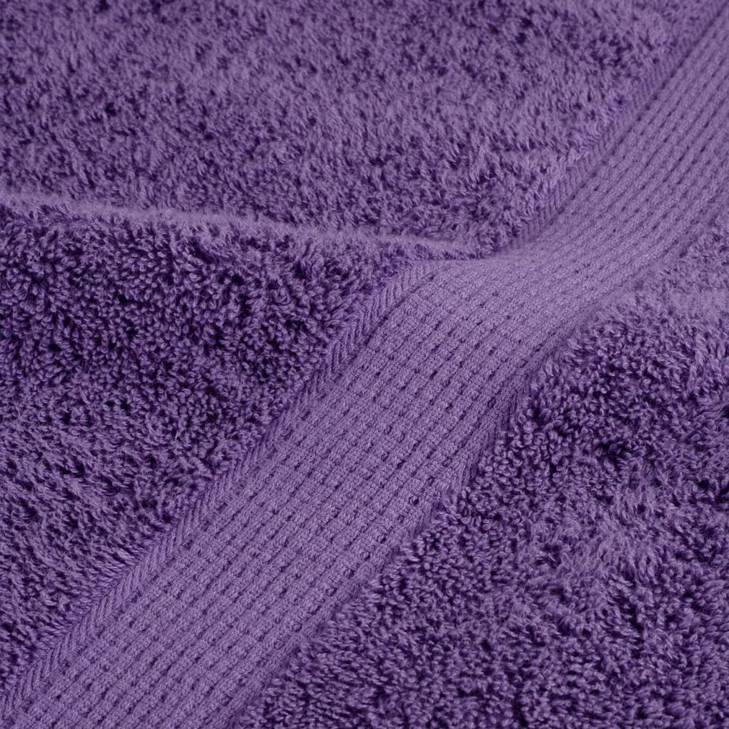 Premium ručníky SOLUND 4 ks fialové 30 x 50 cm 600 g/m² 137351