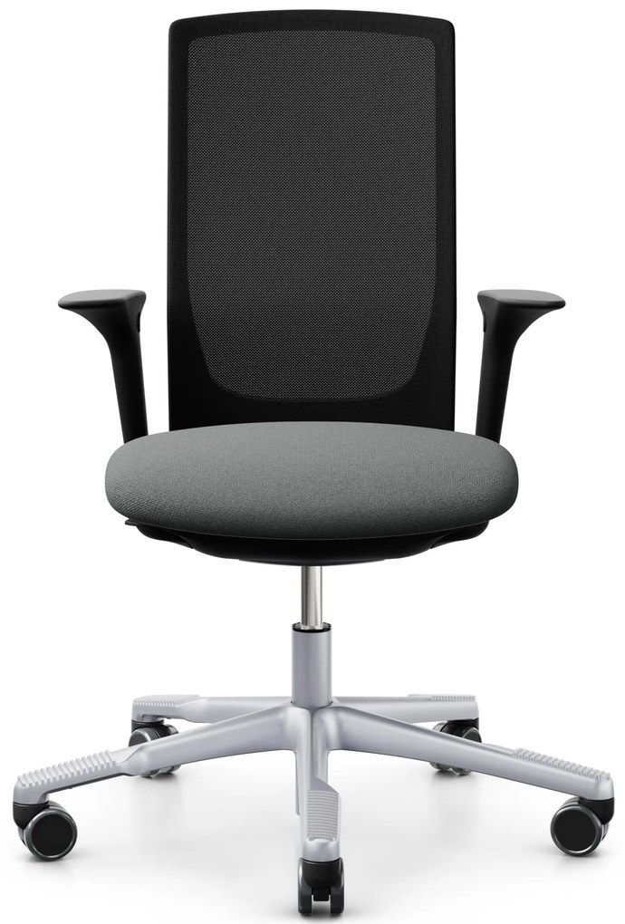 HÅG - Židle FUTU se síťovaným opěrákem a čalouněným sedákem - konferenční