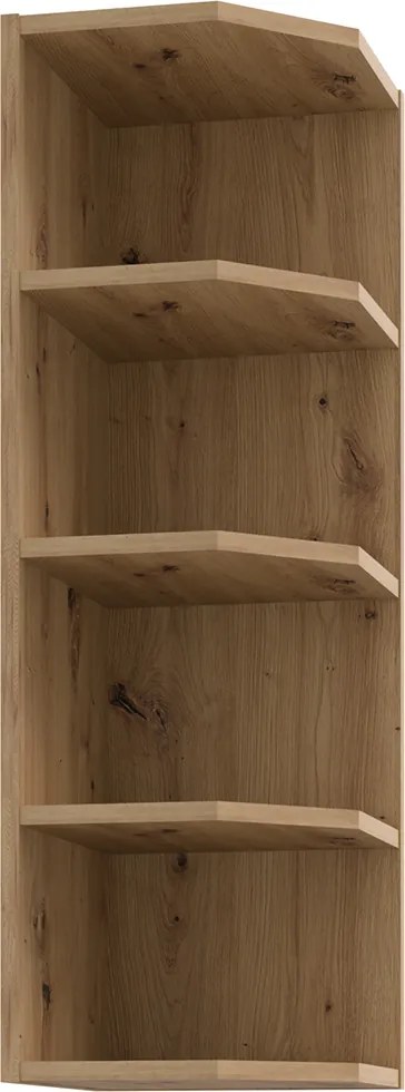 ARIA st | horní regál 30 G-90 ZAK zakončovací s policemi | 30 cm | VYSOKÝ | UNI provedení | artisan