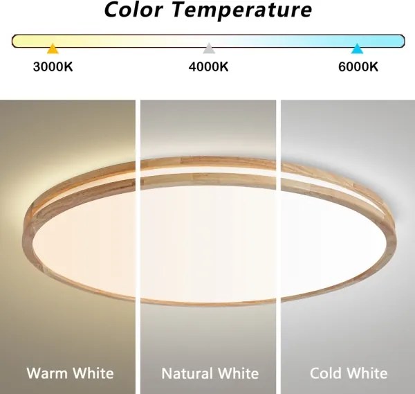 BRILAGI - LED Stmív. svítidlo MOLINA LED/128W/230V 3000-6000K dub pr. 100 cm +DO