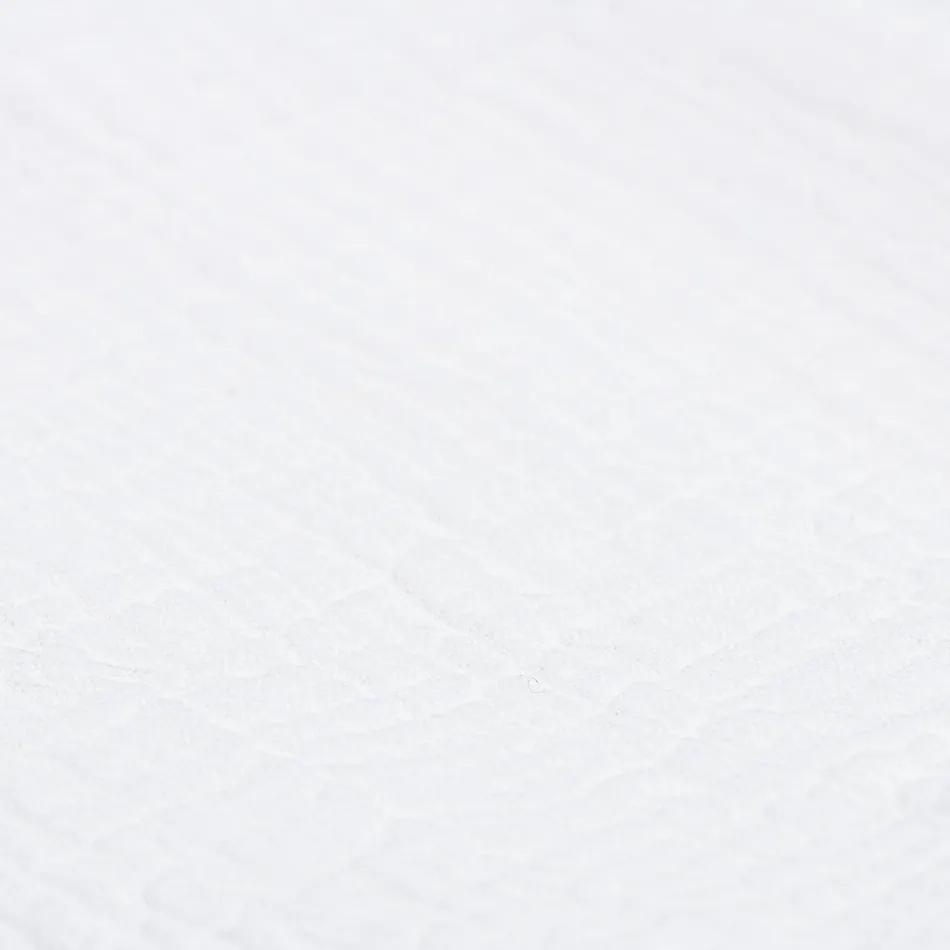 New Baby Dětská mušelínová deka bílá, 70 x 100 cm