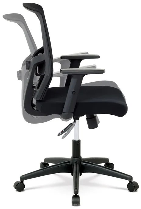 Ergonomická kancelářská židle VALERIO - černá síťovina Barva: černá