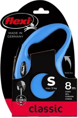 Flexi Classic S lanko 8m modré / Vodítko
