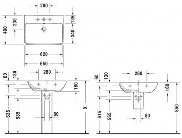 Duravit ME by Starck 2335550000