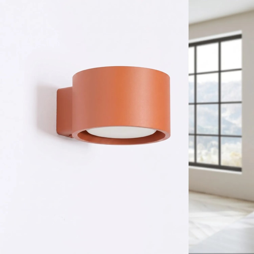 Sollux Lighting Nástěnné svítidlo MODO 1 okrově červené GX53
