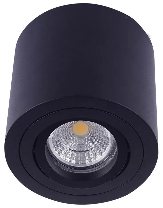 Stropní bodové osvětlení DOWNLIGHT SURFACE, 1xGU10, 50W, 8cm, kulaté, černé Emithor SURFACE 48607