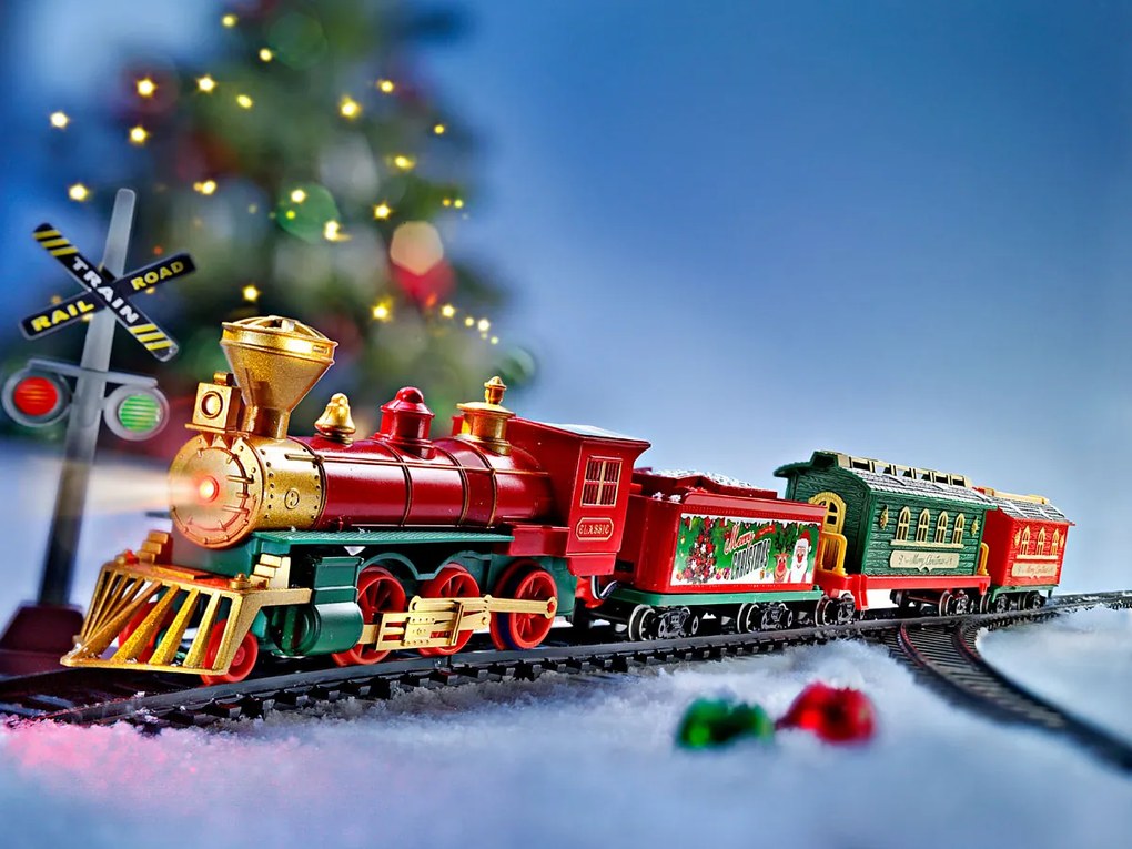 Vánoční vlak Nostalgie se světlem a zvuky, 47 dílů