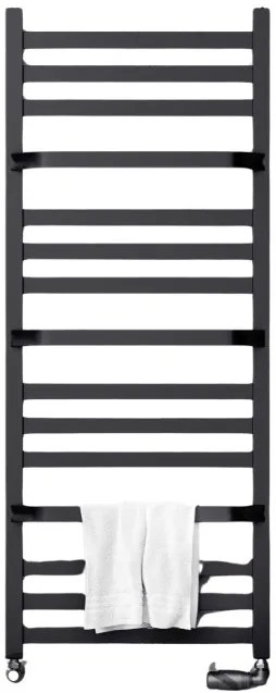 Regnis LOX DUO, topné těleso 530x1800mm, 765W, černá matná, LOXDUO1810/540/D50/BLACK