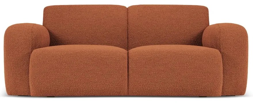 Hnědá pohovka z textilie bouclé 170 cm Molino – Micadoni Home