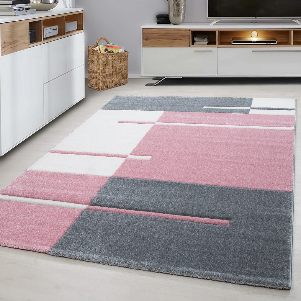 Ayyildiz, Kusový koberec Hawaii 1310 pink, 80x150, růžová, kancelář