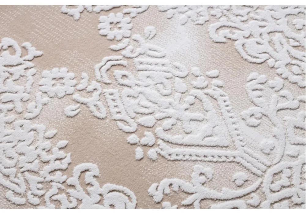 Luxusní kusový koberec akryl Aleta smetanověbílý 160x230cm