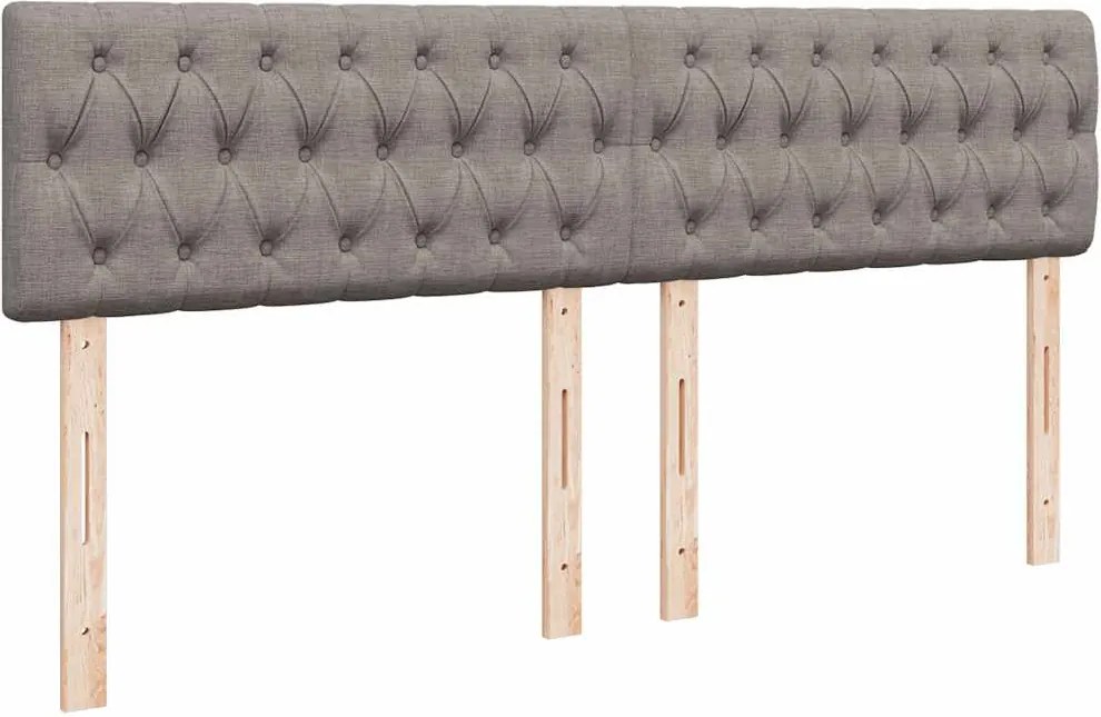 Box spring postel s matrací taupe 180x200 cm textil 3287546