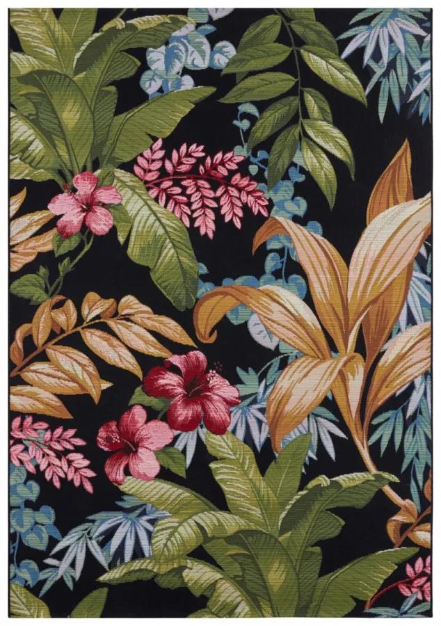 Hans Home | Kusový koberec Flair 105620 Tropical Flowers Multicolored – na ven i na doma - 160x235