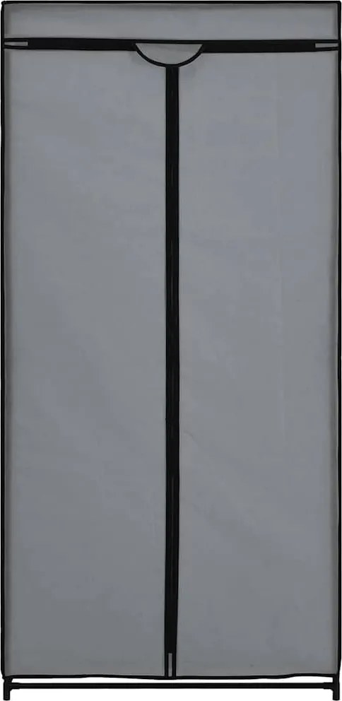 Šatní skříně 2 ks šedé 75 x 50 x 160 cm 282444
