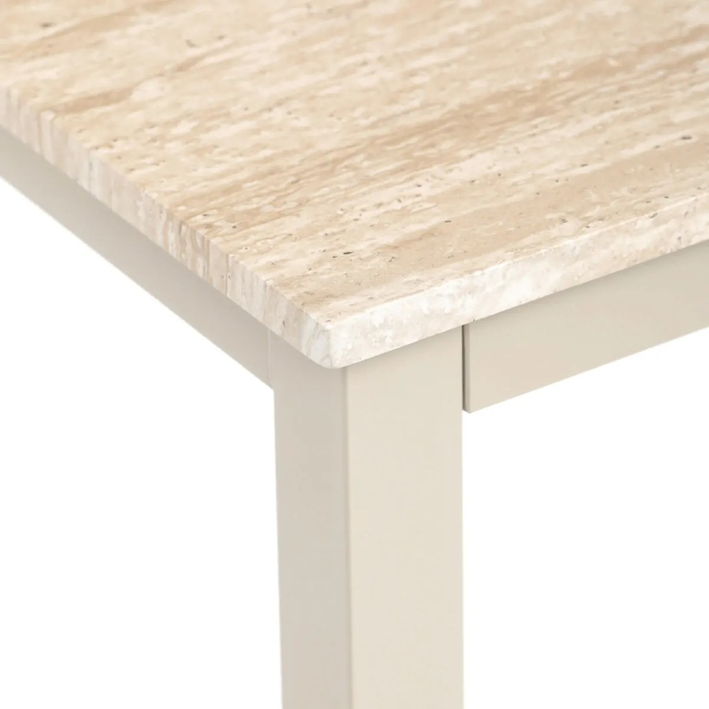 Jídelní stůl 110x70x75cm, mdf, travertin, GDT-202 TRV
