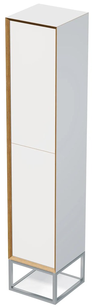 Intedoor OXO MULTI OALU SV 35 2D závěsná skříňka vysoká Barva: 0755AP Warm Grey Mat, Orientace: Panty vlevo