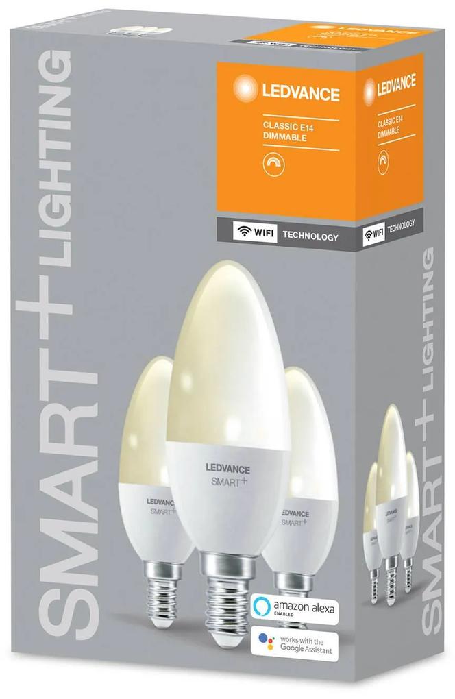 LEDVANCE SMART+ WiFi E14 5W svíčka 2 700K 3ks
