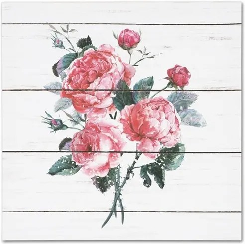 Obraz na plátně Roses, 28 x 28 cm
