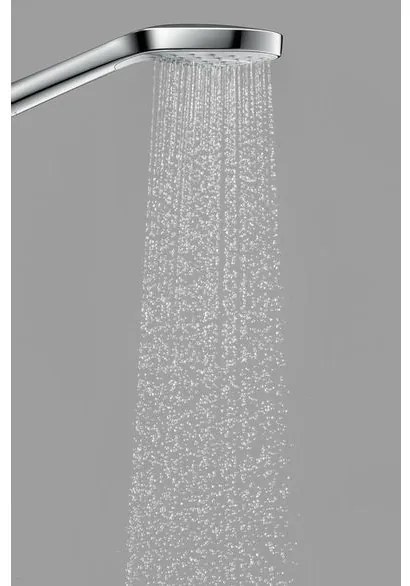 Hansgrohe Ruční sprcha e 11 cm, 1 jet, bílá chrom 26814400