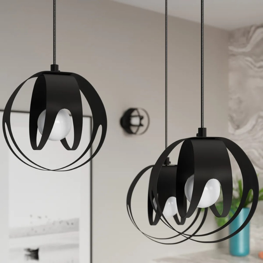 Sollux Lighting Stropní svítidlo TULOS Černá
