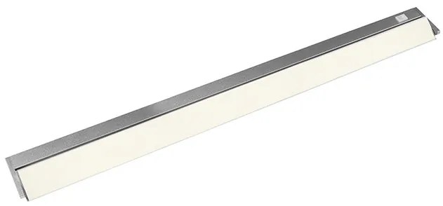 PANLUX VERSA LED PN11200011 výklopné nábytkové svítidlo s vypínačem pod kuchyňskou linku | 15W, stříbrná - studená