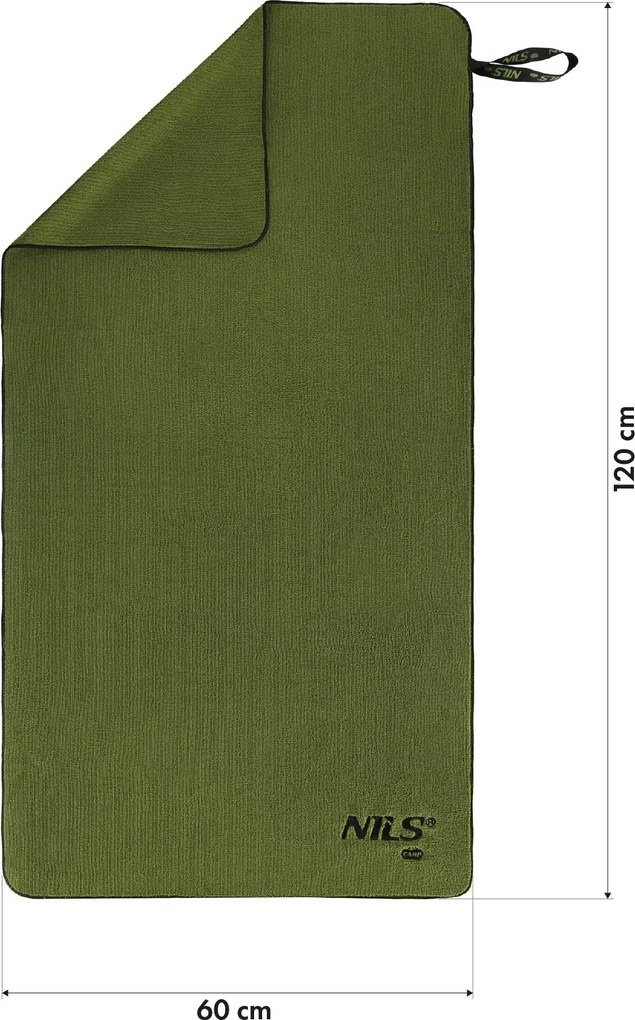 NCR15 KHAKI FROTÉ RUČNÍK NILS CAMP