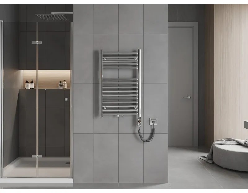 Mexen Hades, elektrické topné těleso 800 x 500 mm, 300 W, chromová, W104-0800-500-2300-01
