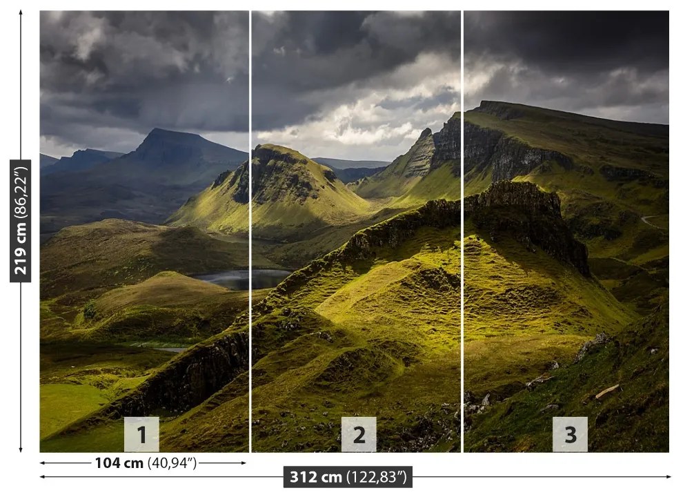 Fototapeta Quiraing Skotsko 104x70