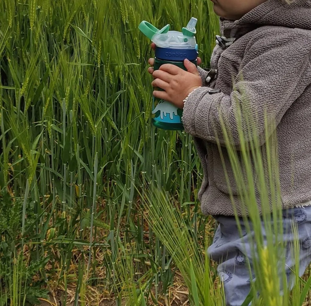 Dětská hydratační lahev Contigo James 420 ml - zelená džungle