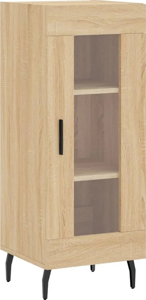 vidaXL Skříň highboard 34,5 x 34 x 180 cm kompozitní dřevo [3199444] Barva: dub sonoma