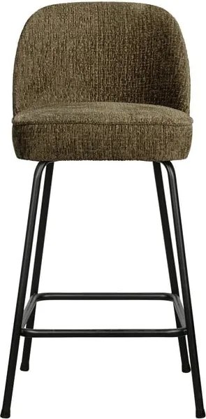 Khaki sametová barová židle (výška sedáku 64 cm) Vogue – WOOOD