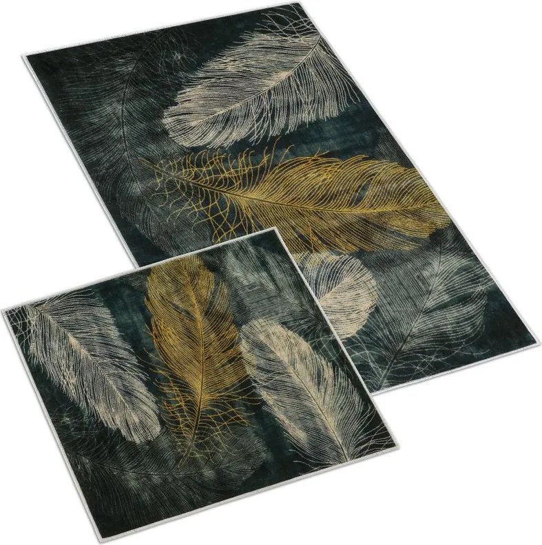 Bellatex 3D tisk sada - BEZ VÝKROJE Šedá 60x100 cm 60x50 cm (SADA)