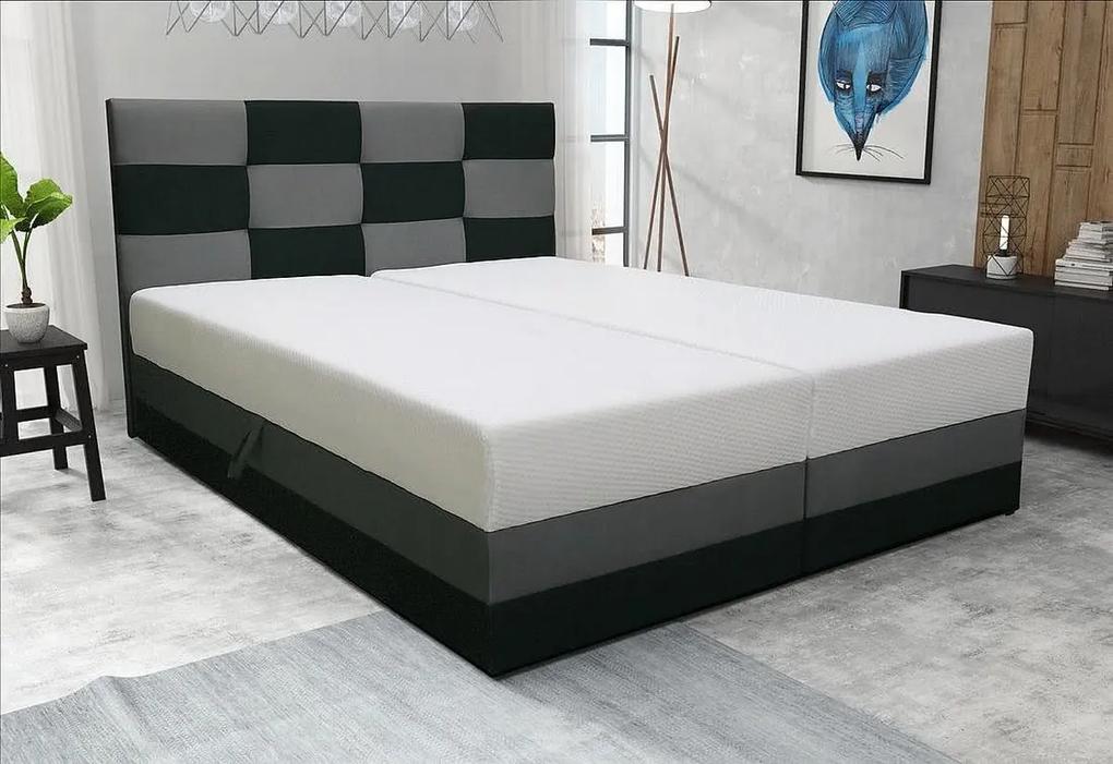 Manželská postel MONA včetně matrace, 160x200, Cosmic 100/Cosmic 160