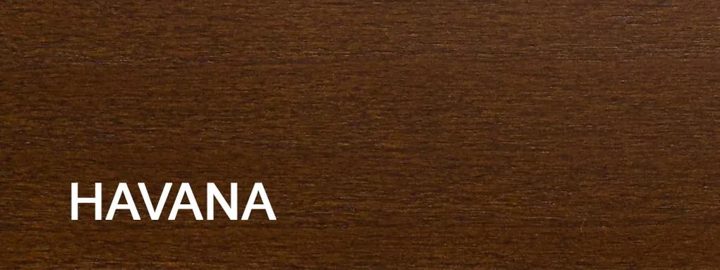 Krajča Jednolůžková postel z masivu Sabina 80 x 200 cm Povrchová úprava: Havana, Druh dřeva: Dub