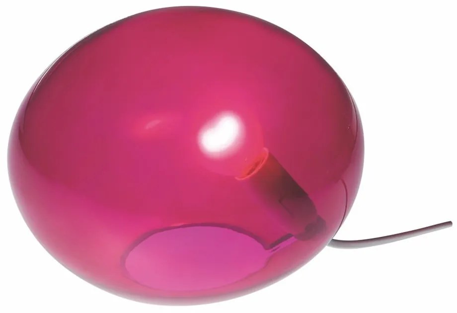 Růžová stolní lampa SULION Ball