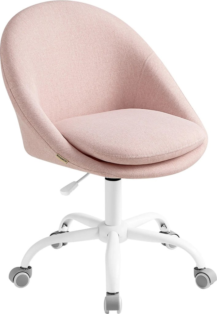 XXXLutz OTOČNÁ ŽIDLE, perkál, růžová - Online Only kancelářské židle - 002543066301