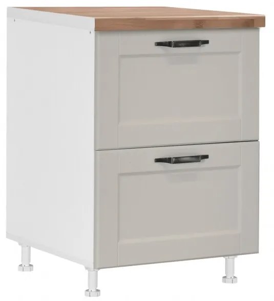 Spodní skříňka D60 2F PL-BOX CONTEMPO - písek