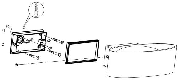 Eglo 98711 - LED Venkovní nástěnné svítidlo CHINOA LED/10W/230V IP44