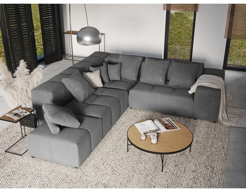 Sametový dekorační polštář ø 13 cm Rome Velvet – Cosmopolitan Design