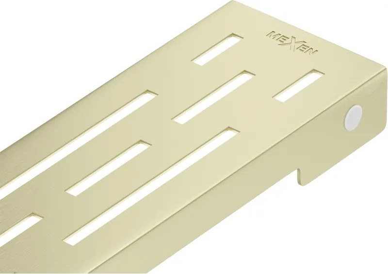 Mexen Flat M01 maskování pro liniový odtok 60 cm, zlatý kartáčovaný - 1A20060